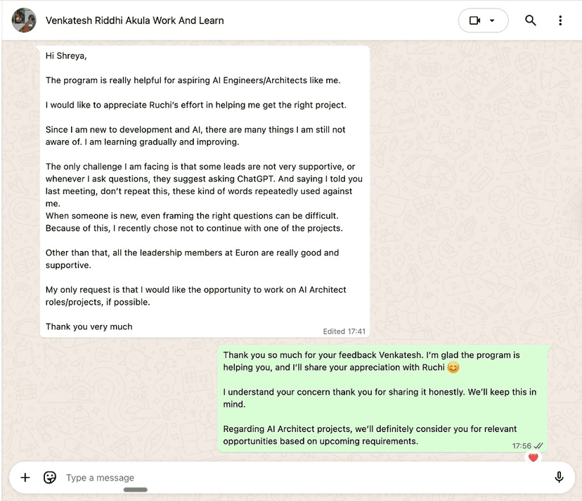 Euron Work & Learn | Get Real Experience with Real People and Real Projects